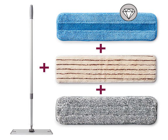 Betty Bossi Wischmopp mit 3 Wischpads | Betty Bossi